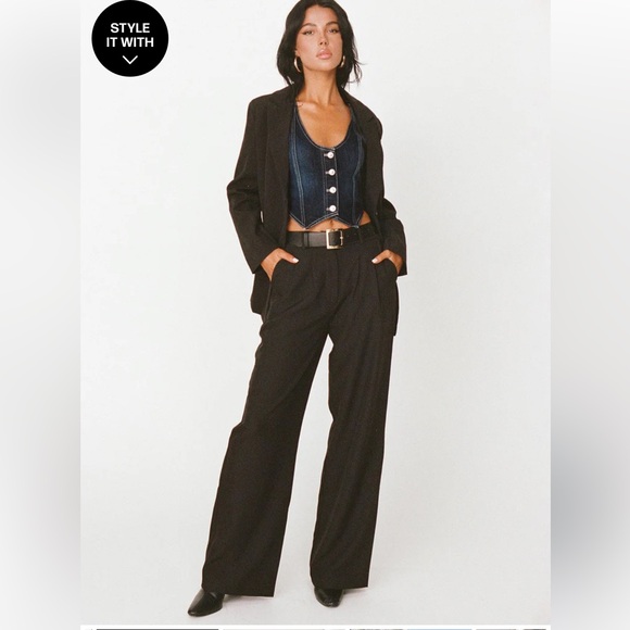 Princess Polly | Pants & Jumpsuits | Princess Polly Archer Pants Black ...